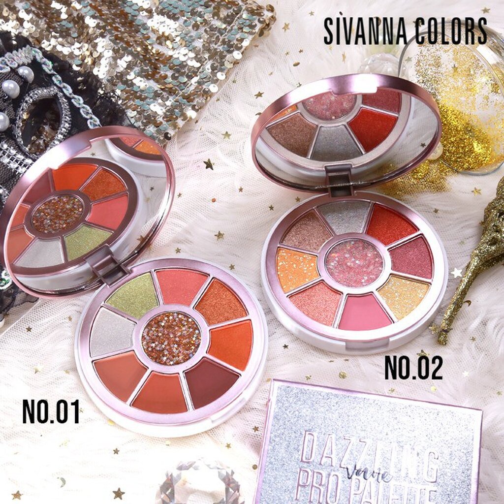 Sivanna Colors Dazzling Pro Palette HF5036 Ze Eyeshadow | Shopee ...