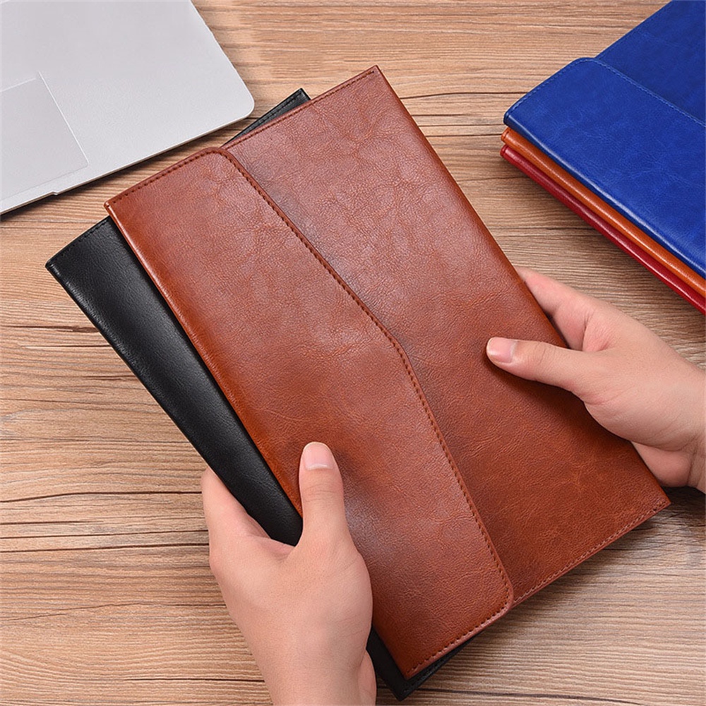 A4 A6 Leather File Folder Data Package Document Organiser Fashion ...