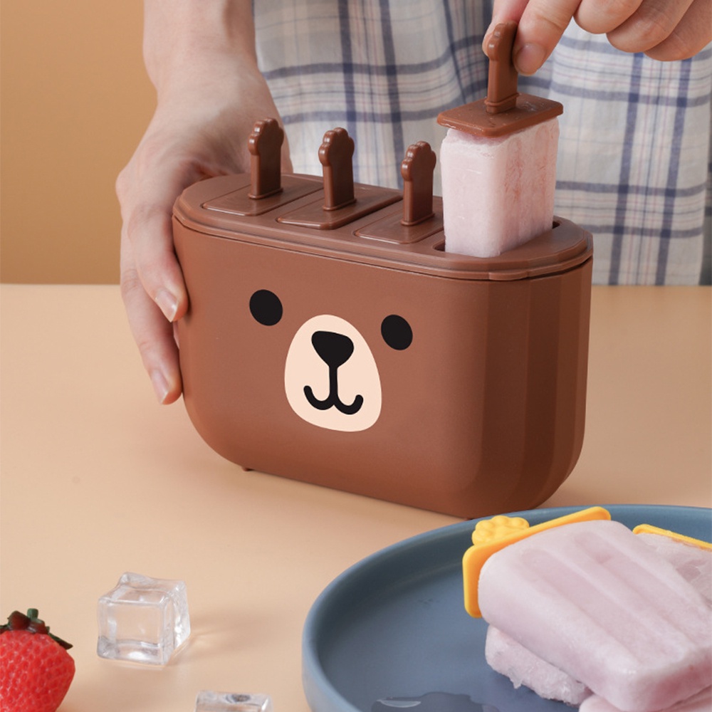 Household Popsicle Stencil Box DIY Ice Cream Cheese Stick Making ...