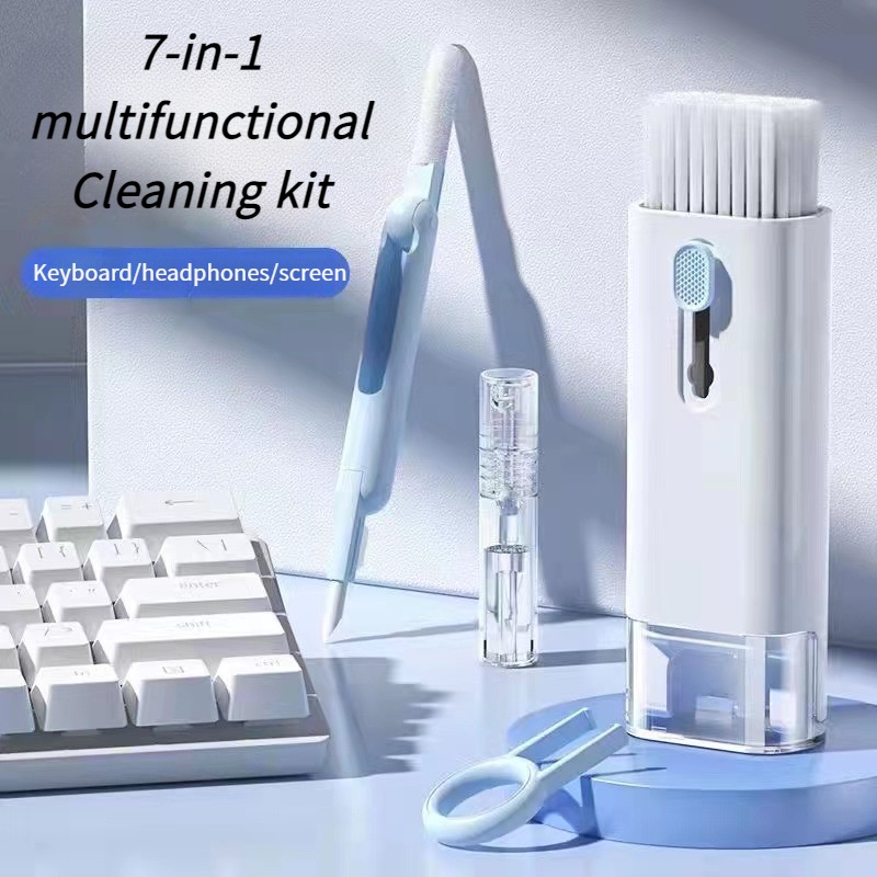 7-in-1 Computer Keyboard Cleaner Brush Kit Earphone Cleaning Pen For ...