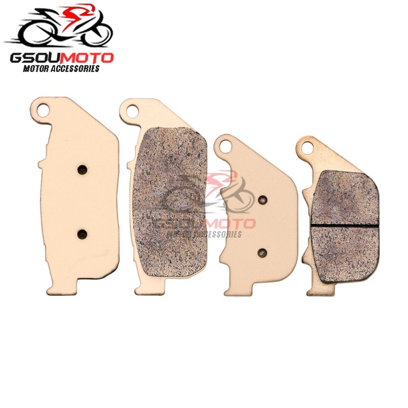Front Rear Brake Pads For Harley Iron XL 883 1200 Sportster Custom ...