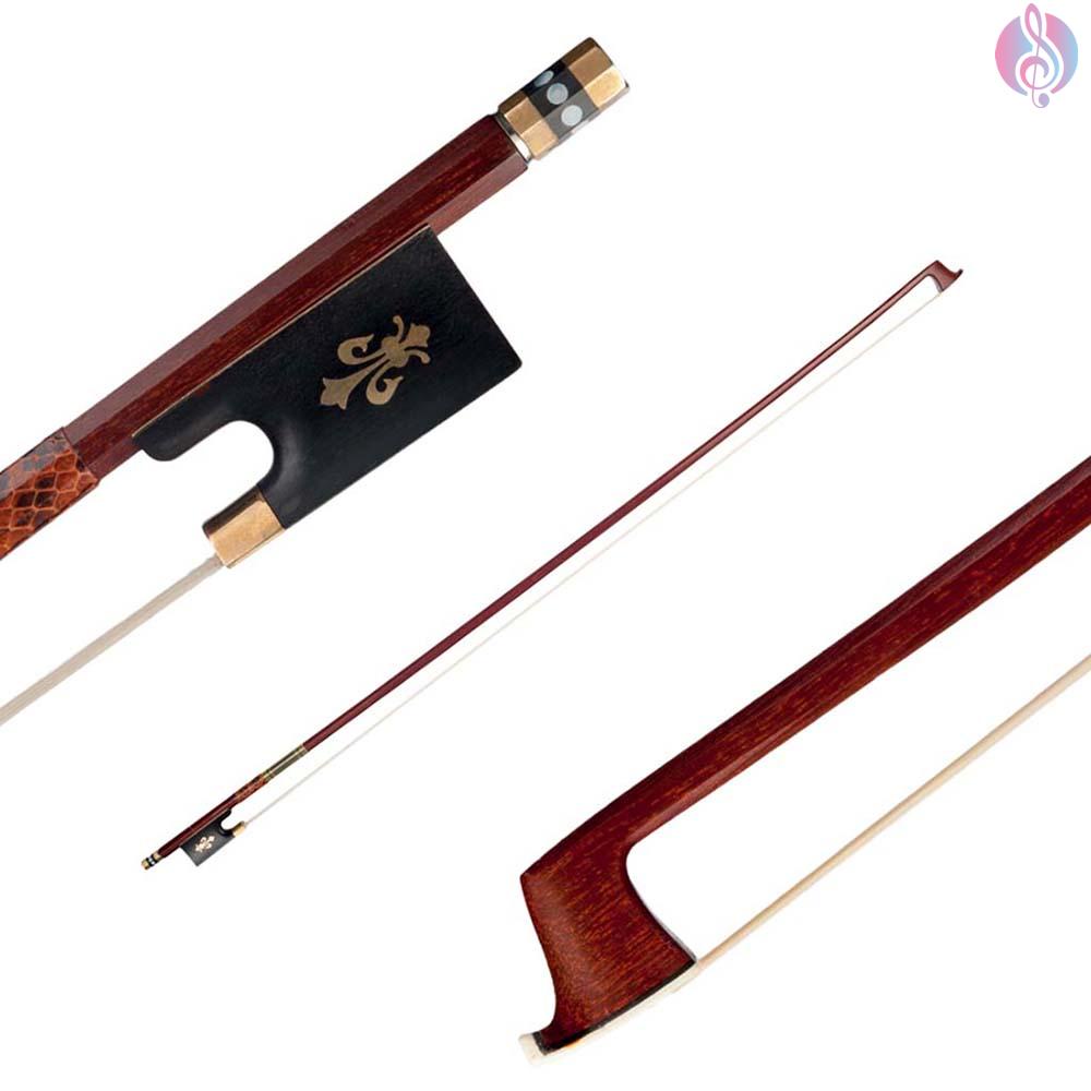 In Stock Violin Bow (Pernambuco Bow Stick Black Ebony Frog and ...