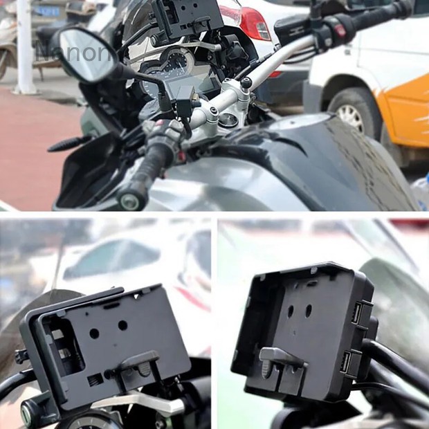 Nanon Motorcycle Usb Charger Gps Moto Mobile Phone Wireless Charging ...
