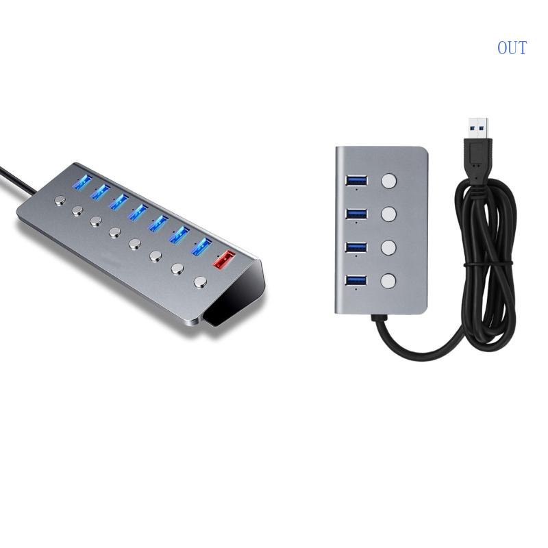 OUT Universal USB Hub 4-port 8-port USB 3 0 Spiltter Adapter with ...