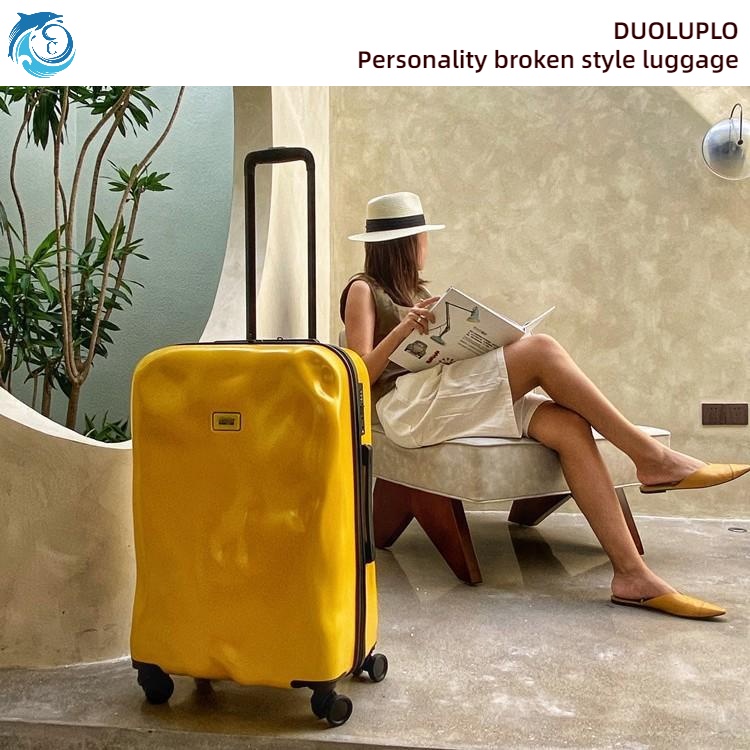 DUOLUPLO Toron Paul Luggage High-Value Suitcase Damaged Style Treasure ...