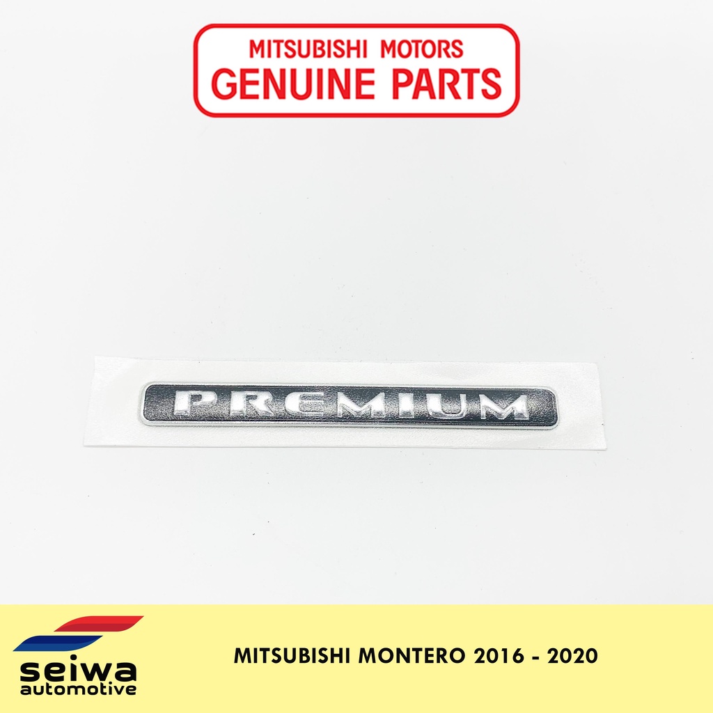 Mitsubishi Montero GEN3 2016-2018 PREMIUM Emblem - Genuine Mitsubishi ...