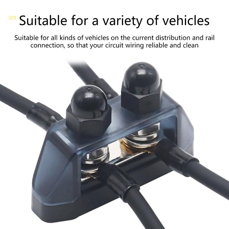 SUN M10 BusBar Terminals Power Ground Junction Distribution Block Metal ...