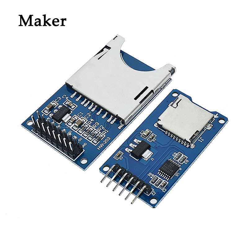 Mini TF Card Module Micro SD Storage Expansion Board Mini Micro SD TF Card Memory Shield Module ...