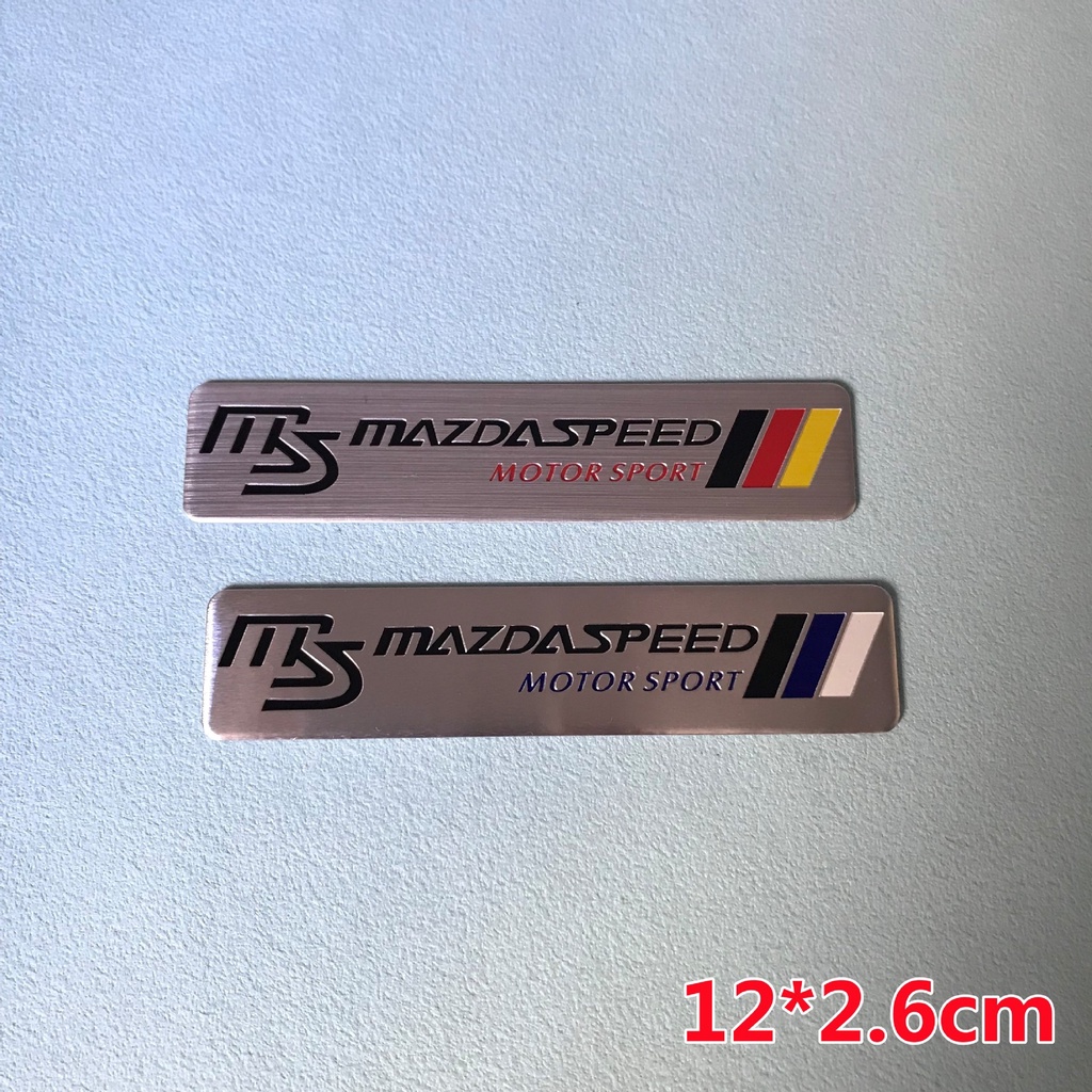 Mazda Metal Car Body Nameplate Sticker Auto Rear Emblem Badge Trunk ...
