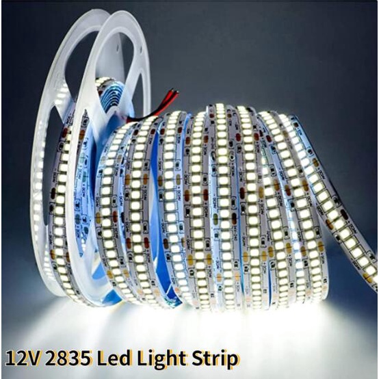 Led Light Strip SMD 2835 12V 5M 60 Led/M White Warm Blue Ice Blue RGB ...