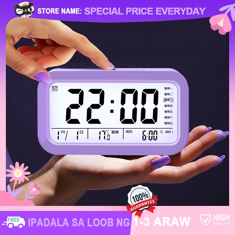 Smart Digital Alarm Clocks with Led Display and Night Light Japanese ...