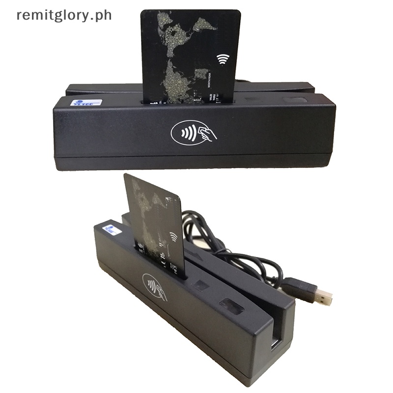 remitglory 4in1 Magnetic Stripe Credit Card RFID IC Chip PSAM Reader ...