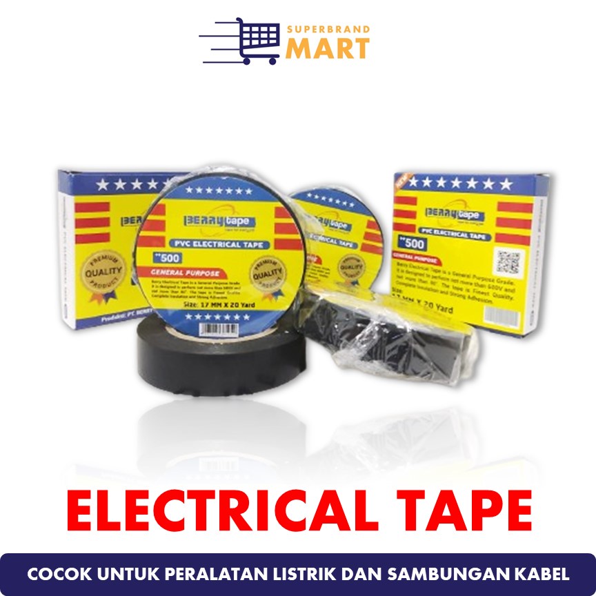 HITAM Electrical Insulation PVC Berry Tape Electrical Insulating Tape ...