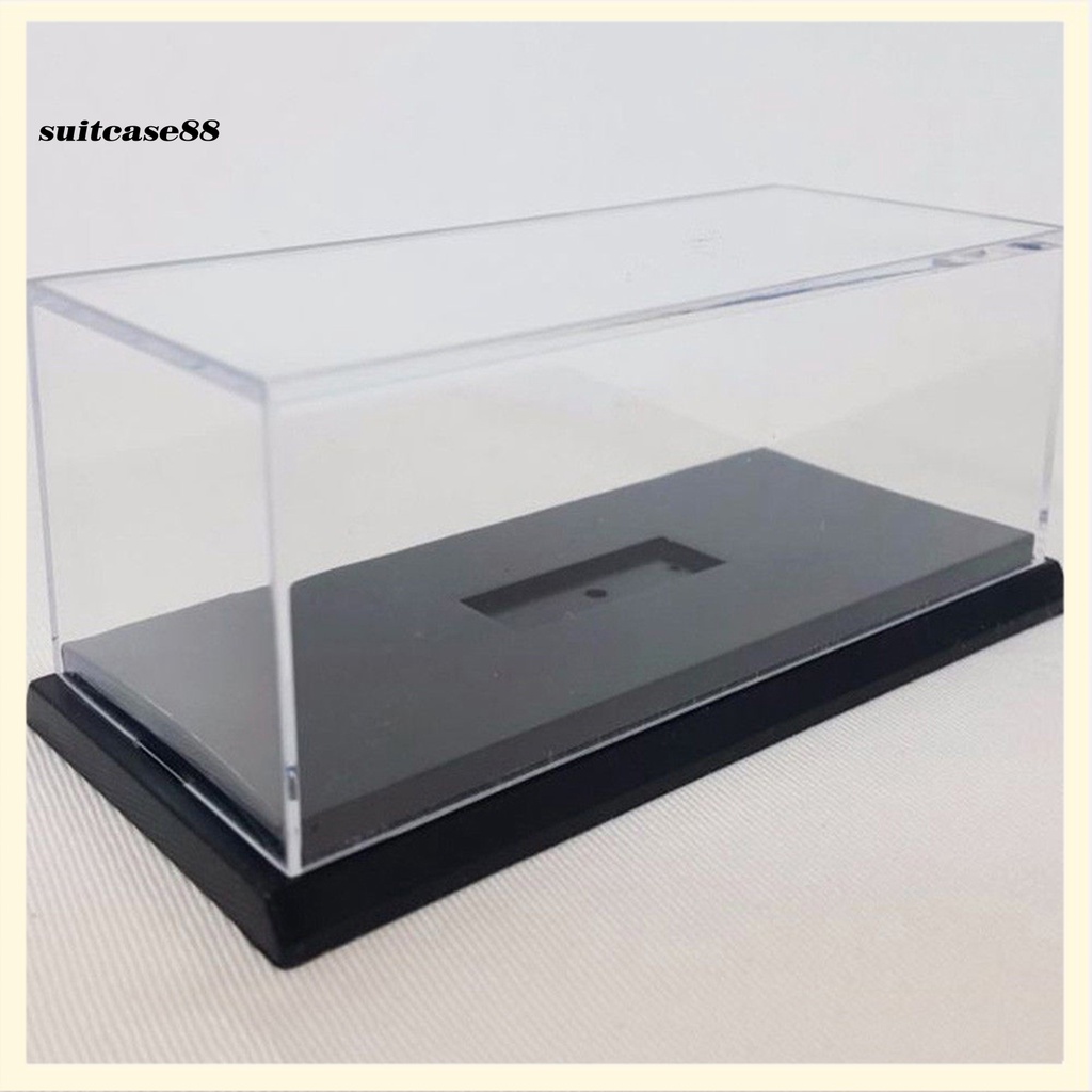 SUSE Display Case Clear Dust Proof Acrylic Clear Display Box Storage ...