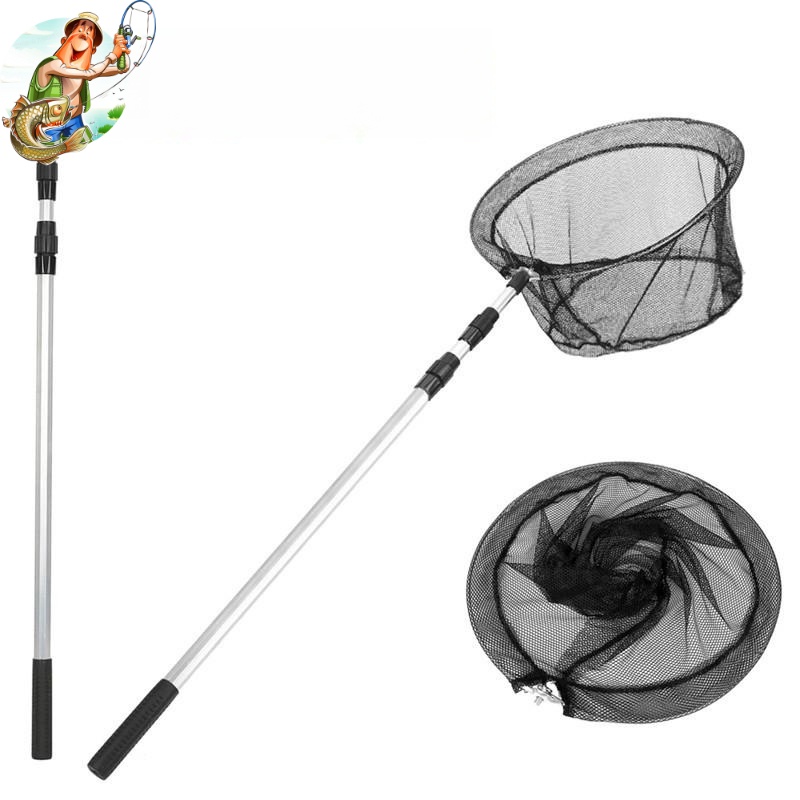 Landing net Fishing Folding Fishing Net Retractable Telescoping ... Landing net Fishing Folding Fishing Net Retractable Telescoping ...