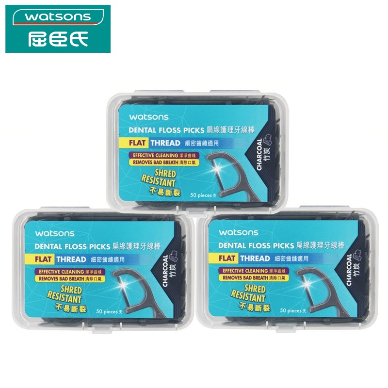 Watson Smooth Dental Floss Deep Cleaning Care Dental Floss Stick Family ...