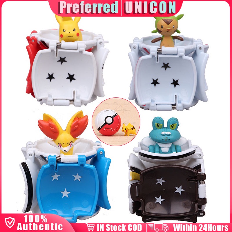 Pokemon Pokeball + Pokemon Anime Character 7cm Plastic Ball Pikachu Toy ...