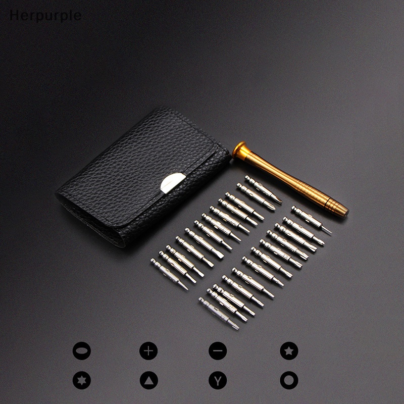 Herpurple 25 PCS Small MINI REPAIR PRECISION SCREWDRIVER TORX TOOL KIT ...