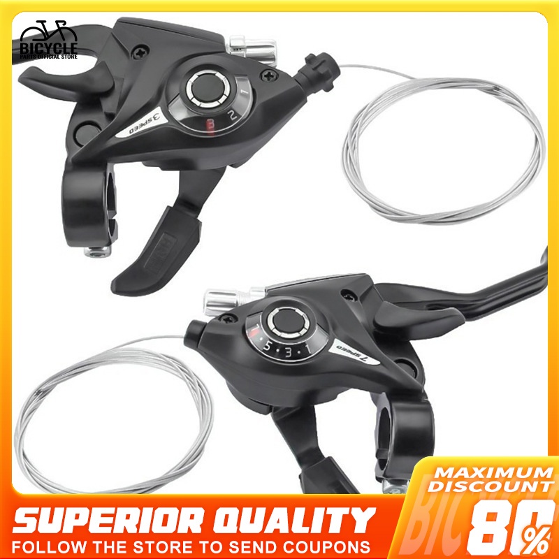 Shiman0 Bike Brake Shifter Lever Set 3x8 Speed MTB Bike Left & Right ...