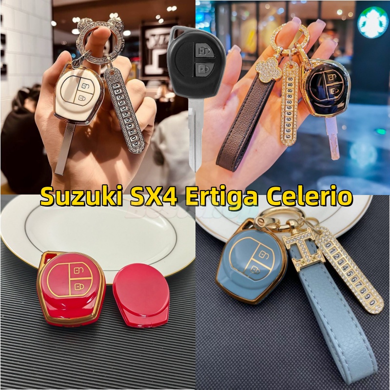 2 Buttons TPU Remote Key Fob Case Cover For Suzuki SX4 Suzuki Ertiga ...