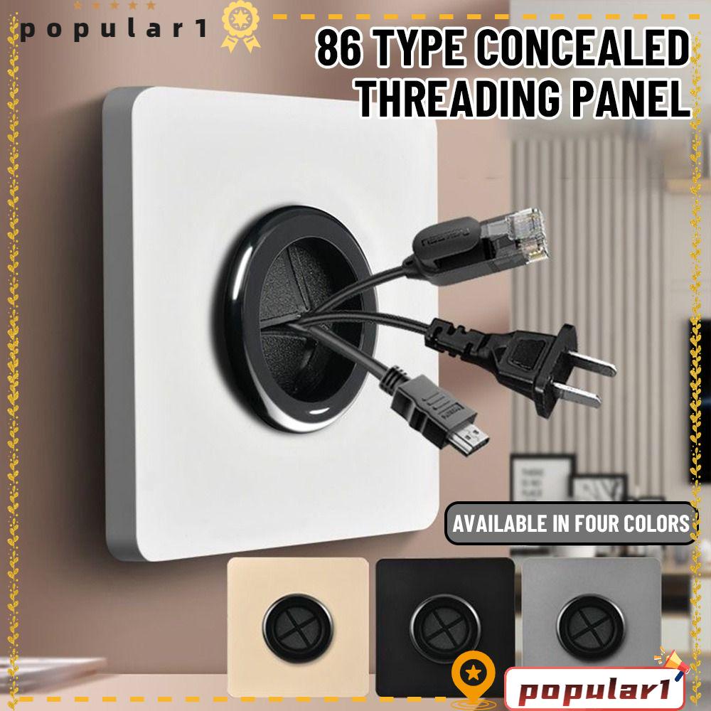 POPULAR 1Pcs Wall Blank Panel Wiring Accessories With Rubber Pad With ...