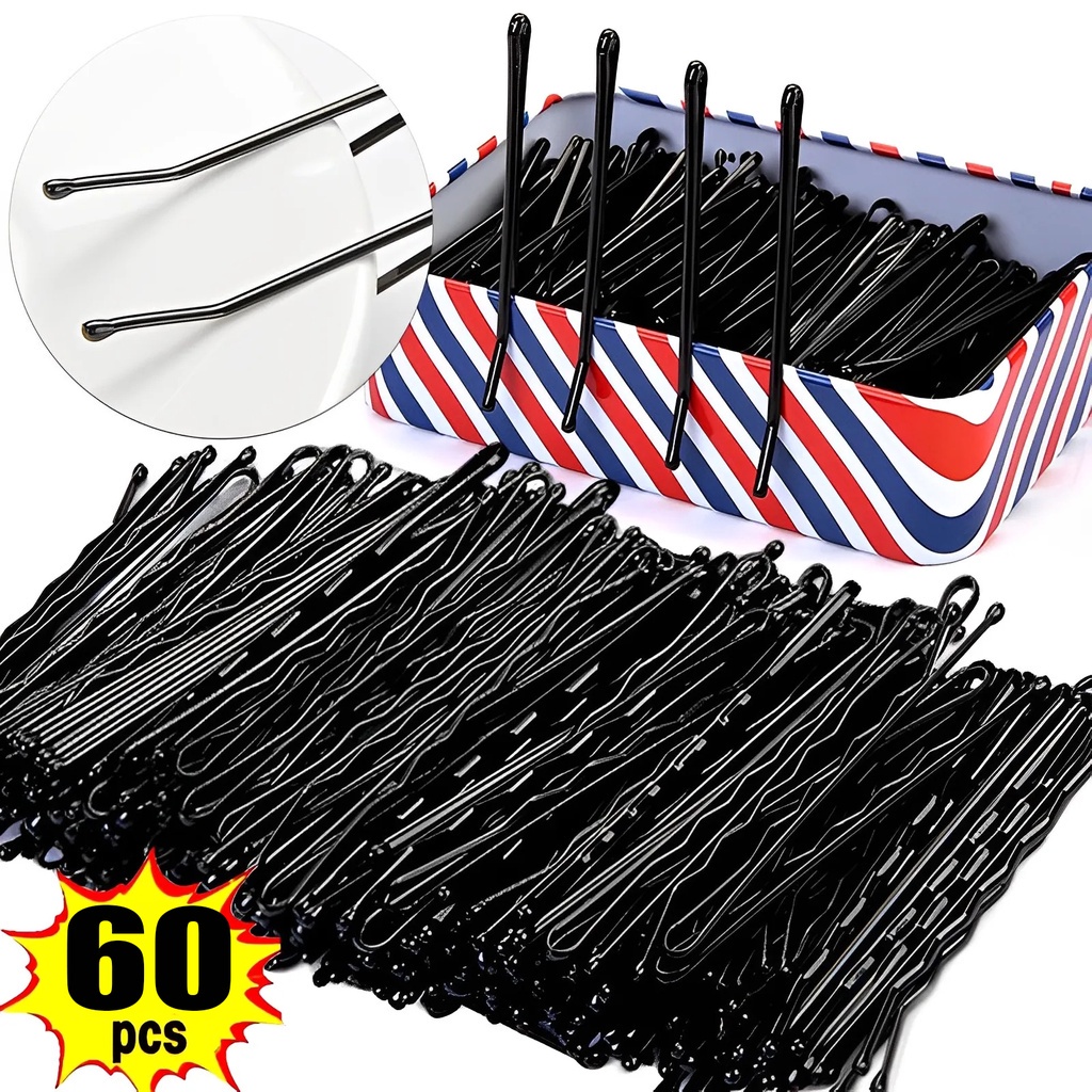 Women Simple Black Hair Clips Hair Styling Tool | Shopee Philippines