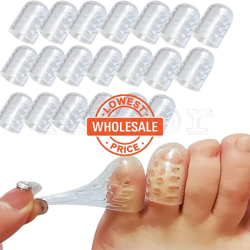 Transparent Silicone Toe Covers Breathable Anti-Friction Little Toe ...