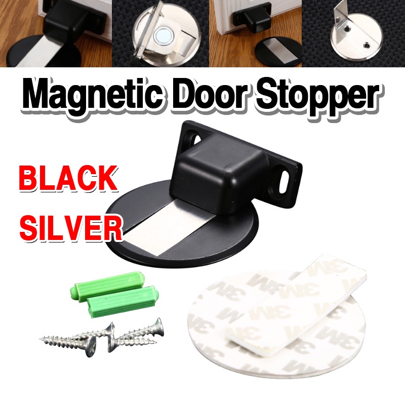 Hidden Doorstop 304 Stainless Steel Door Stopper Magnetic Door Stops ...
