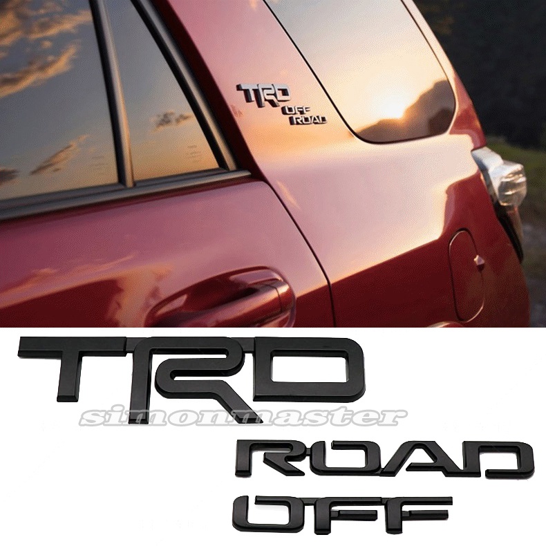 Modified ABS Car Body Emblem Sticker Auto Side Decorative Badge Decal ...