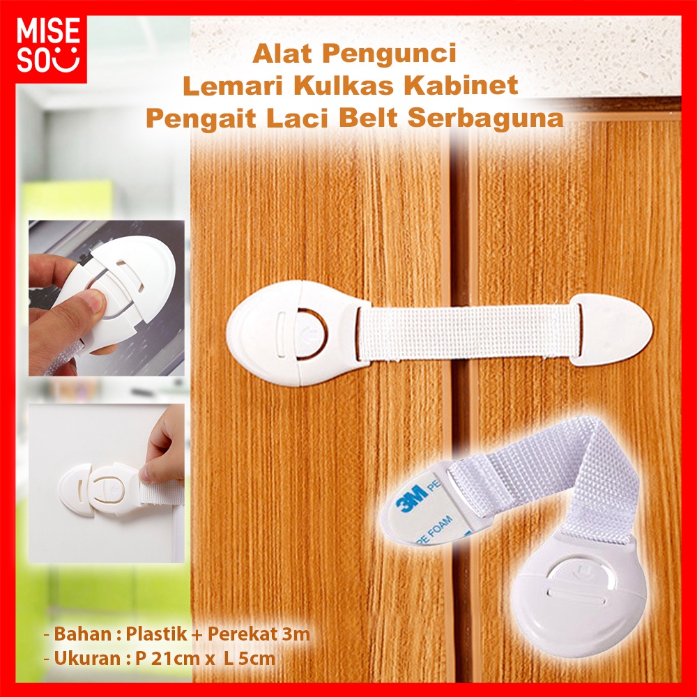 MISESO Multi-Purpose Belt Drawer Latch Locking Tool Refrigerator ...