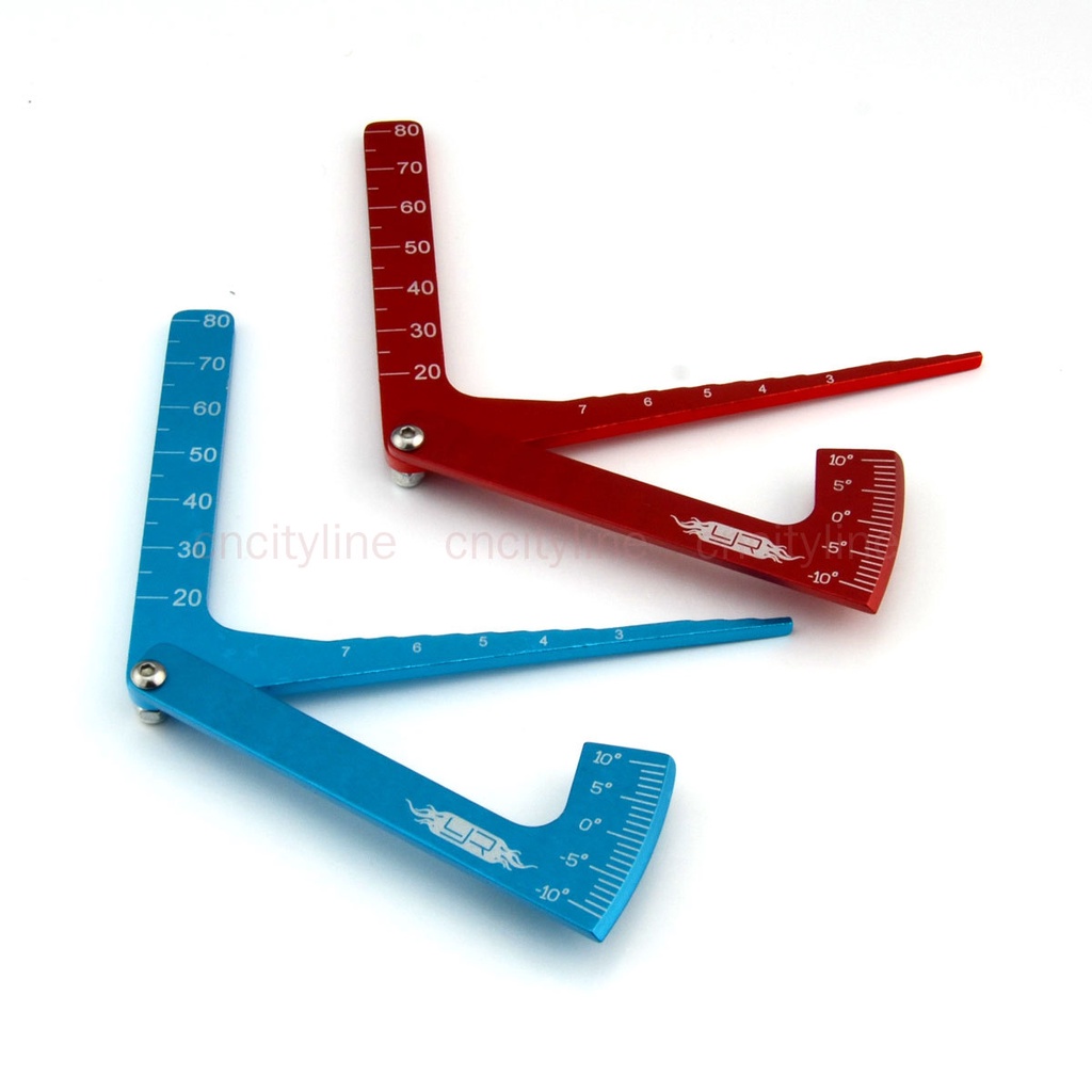 3 in 1 Height Gauge Chassis Ruler Camber Ride RC Car Set Up Tool Dip ...