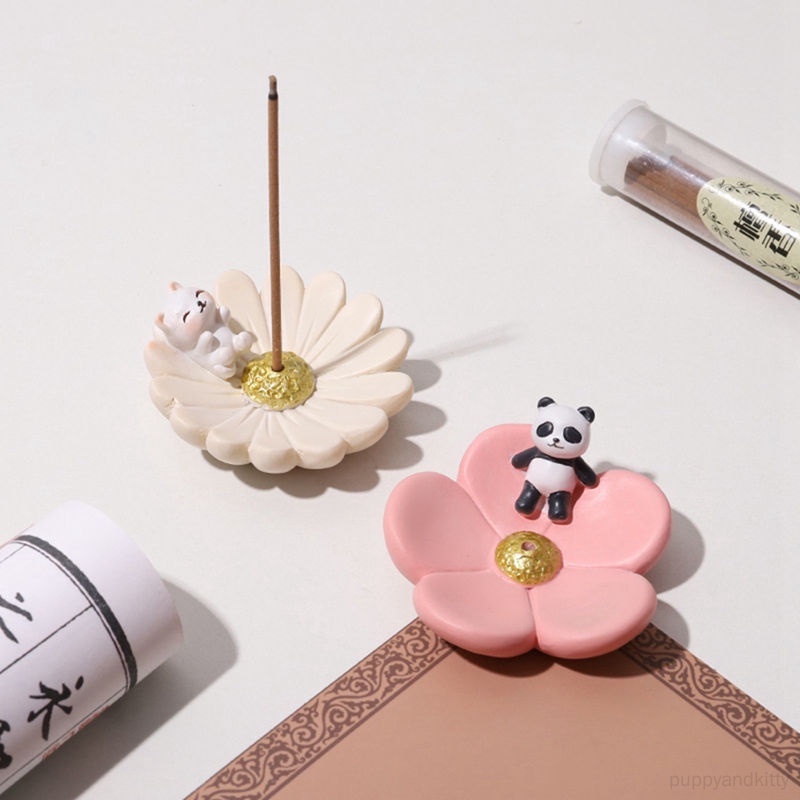 Cartoon Cute Animal Line Incense Base Home Interior Aromatherapy ...
