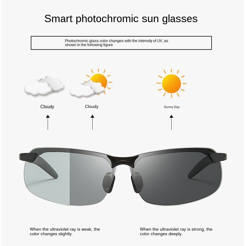 Polarized Color Changing Sunglasses Driving Glasses UV Protection ...