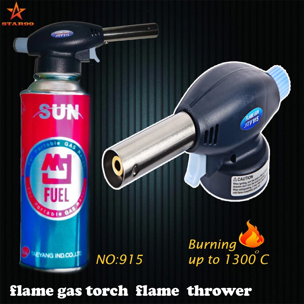 COD Small gas tank special barbecue flame gun blowing butane gas ...