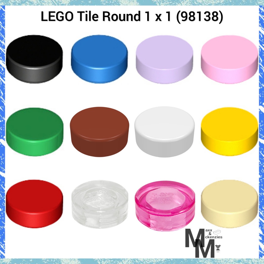 Tile, Round 1x1 (98138) Lego Parts | Shopee Philippines