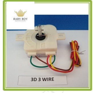 WASHING MACHINE TIMER 3W 5W 6W wire 3d sharp eureka flat slant timer ...