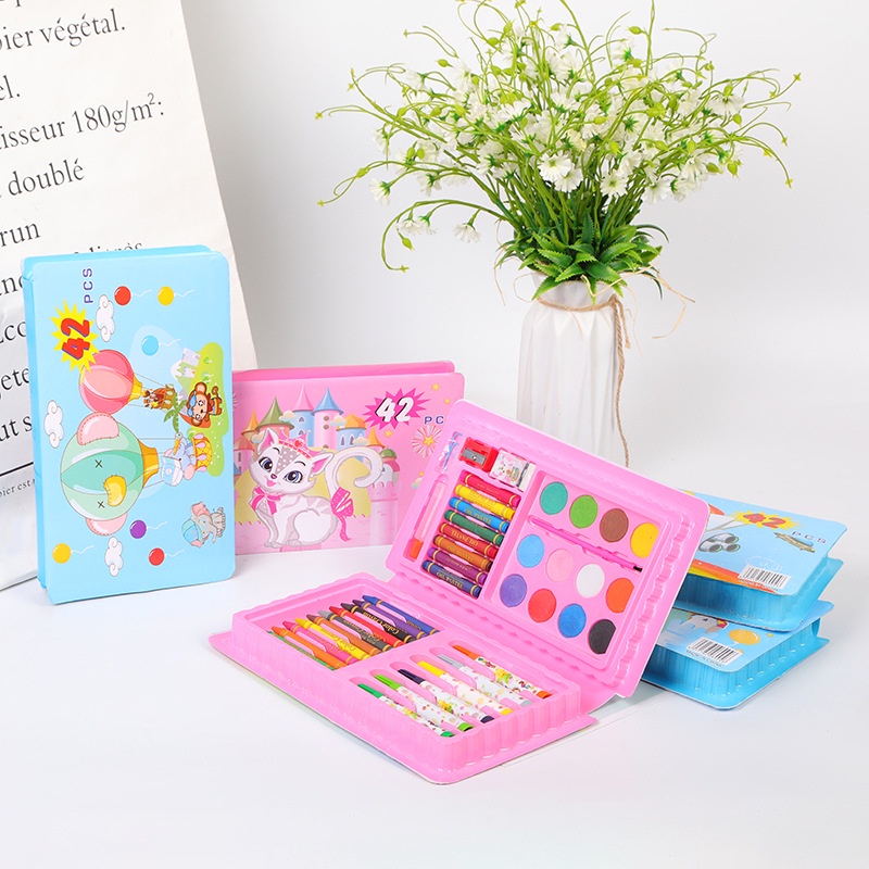 Kids 86pcs Art Coloring Set Crayon Drawing Set Painting Water Color Set ...