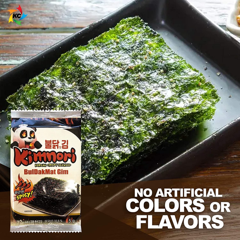 Kimnori Seasoned Crispy Seaweed Spicy Teriyaki (PACK) 12G (4G X 3 ...