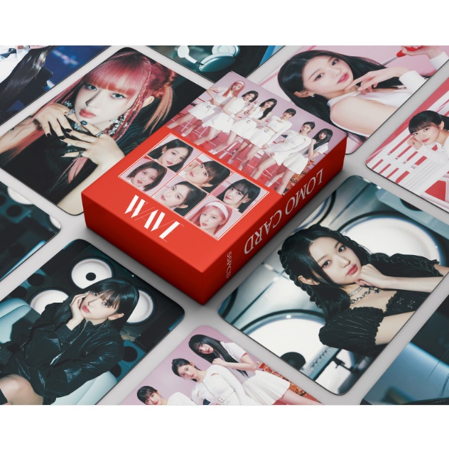 55pcs/box IVE THE PROM QUEENS FAN CONCERT Photocards Wonyoung Yujin ...