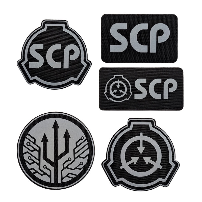 【Customized 】 SCP Foundation reflective 3D Velcro Patch /Badges/armband ...