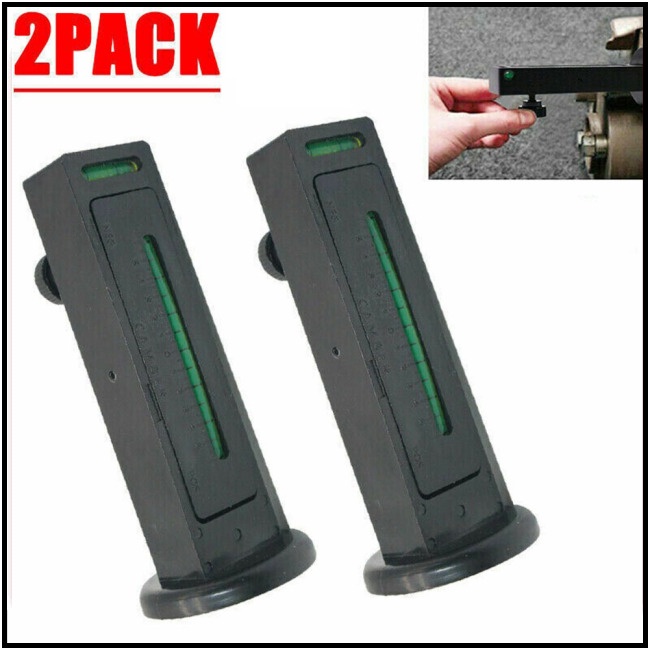 CI 2pcs Adjustable 4-wheel Alignment Magnetic Level Spirit Level Camber ...