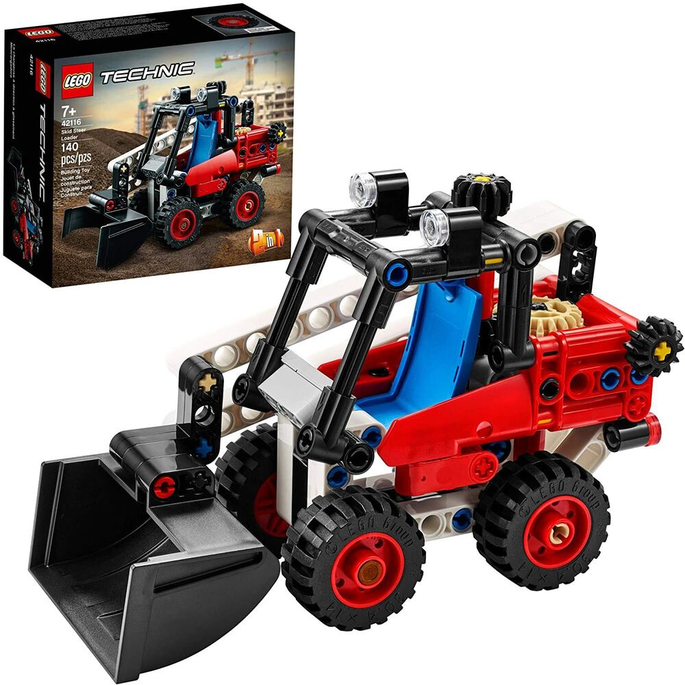 LEGO Technic Skid Steer Loader 42116 Model Building Kit Playset 139pcs ...