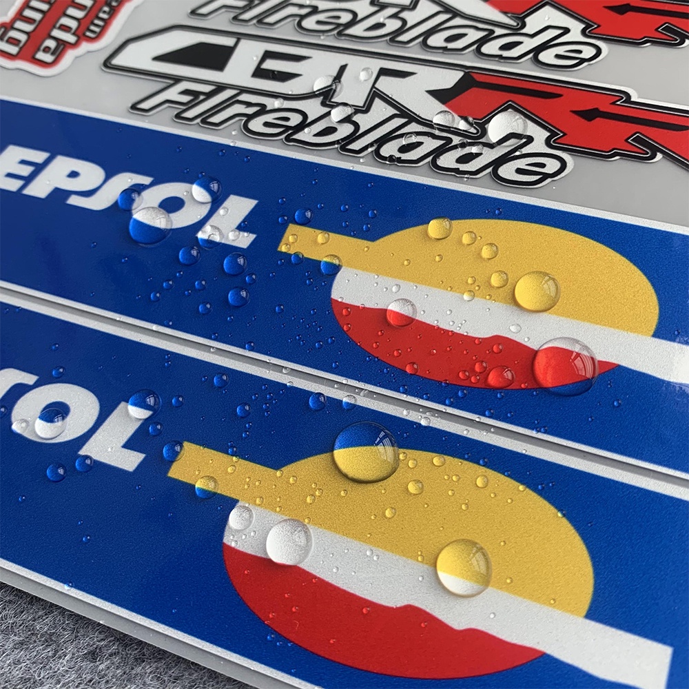 Honda HRC Repsol CBR RR Reflective Sticker Motorcycle Helmet Fuel Tank ...