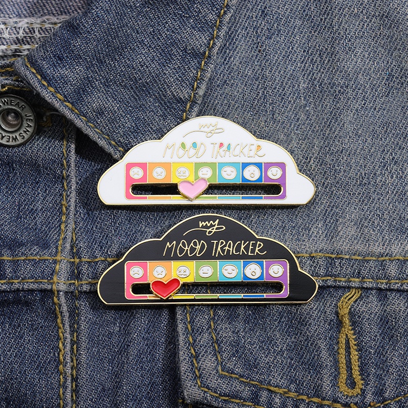 Funny Social Mood Brooch Pin Social Battery Lapel Pin Enamel Lapel Pins ...