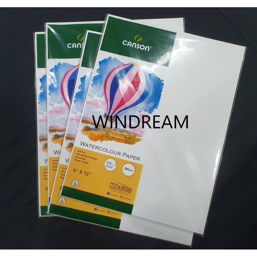 Canson watercolor paper 9x12 10sheet | Shopee Philippines