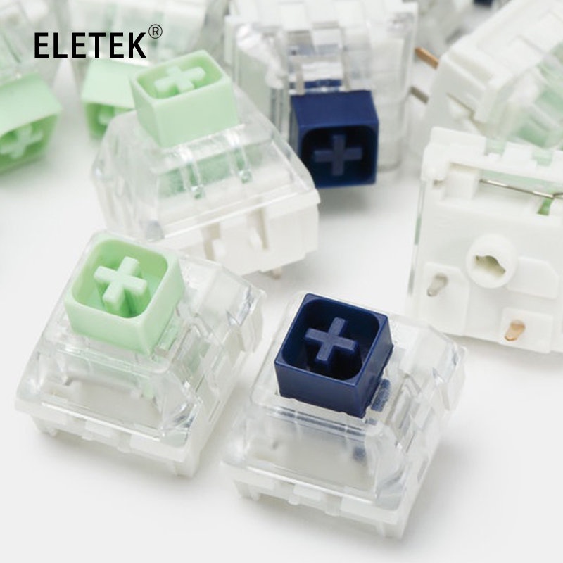 Kailh Box Navy Jade White Switches Clicky Mechanical Keyboard Switch ...