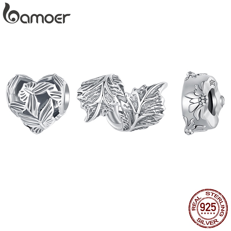 BAMOER 925 Silver Sterling Autumn Series Beads Diy Jewelry For Women | Shopee Philippines