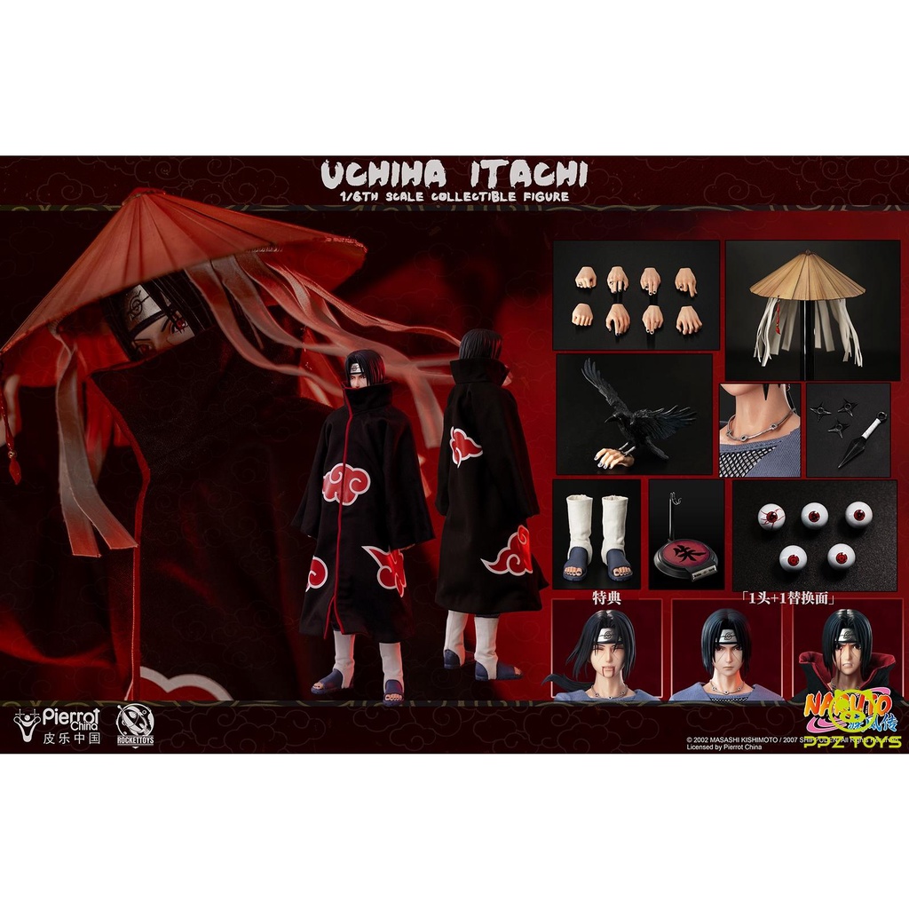 Rockettoys Genuine Authorized 1/6 Naruto Shippuden Uchiha Itachi ROC ...