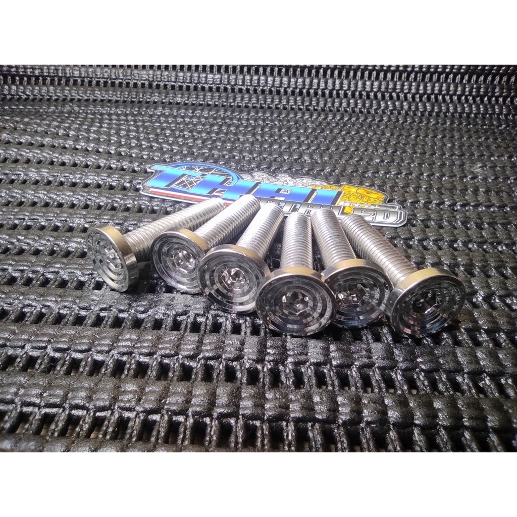6pcs Tpost Bolts for RAIDER 150/ RS150 / RAIDER J ( SPIRAL CONCAVE ...