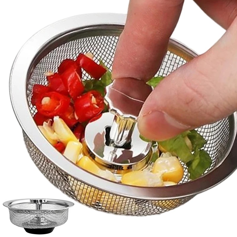 Stainless Steel Kitchen Sink Filter Mesh/Bathroom Floor Drains Waste ...